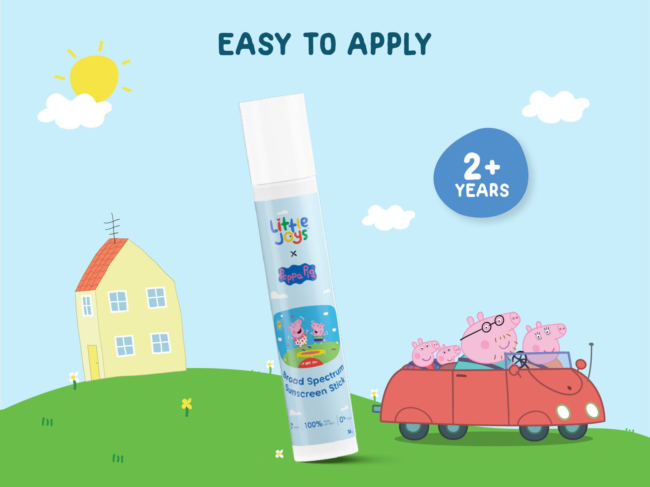 Buy Peppa Sunscreen for Kids - SPF 30++ & NO Toxins | Little Joys