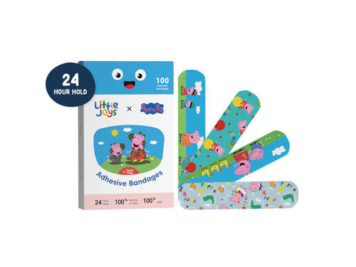 Buy Little Joys Adhesive Bandages for Kids |Peppa Design(Pack of 100)