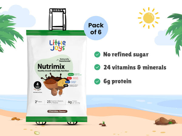 NutriMix Chocolate Travel Pack ~ Health Drink for Kids | Little Joys